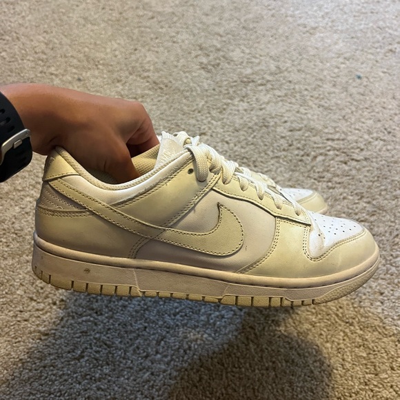 Nike | Shoes | Nike Dunk Low Sneakers Cream | Poshmark